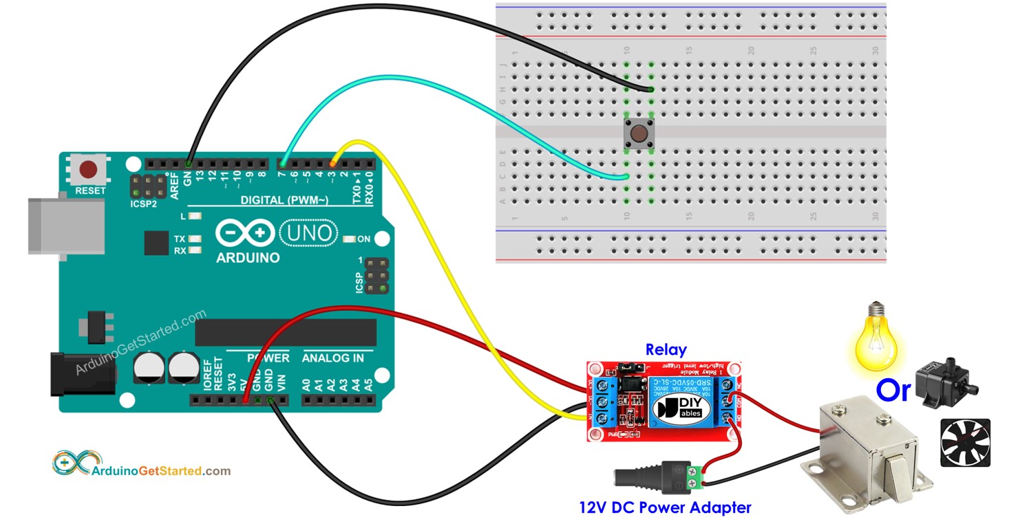 Arduino - Bouton - Relais