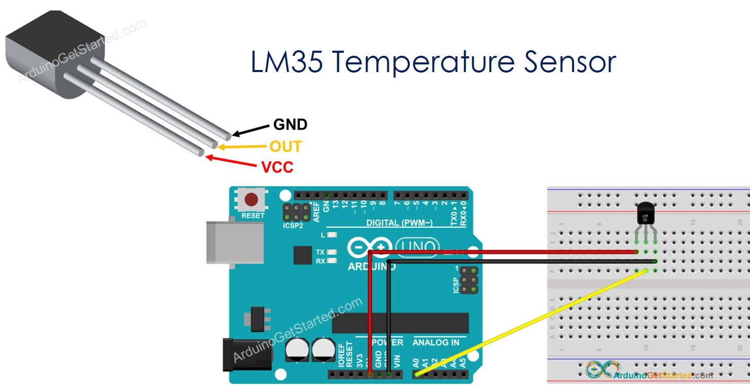 Arduino - Capteur de température LM35