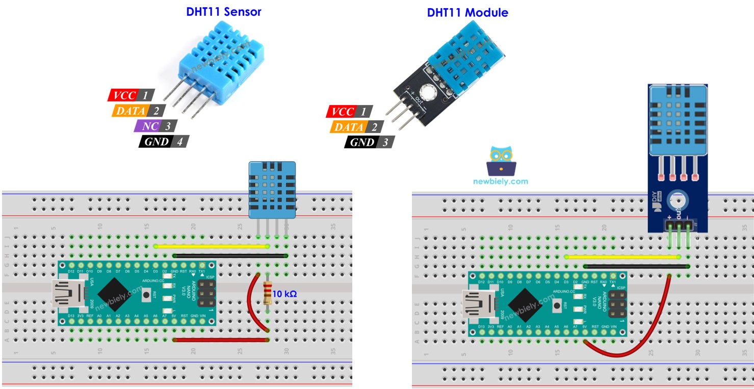 Arduino Nano - DHT11
