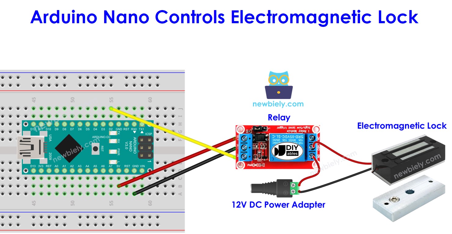 Arduino Nano - Serrure électromagnétique