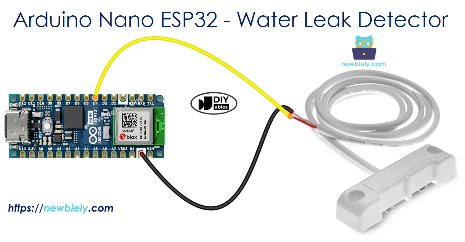 Arduino Nano ESP32 - Détecteur de Fuite d'Eau