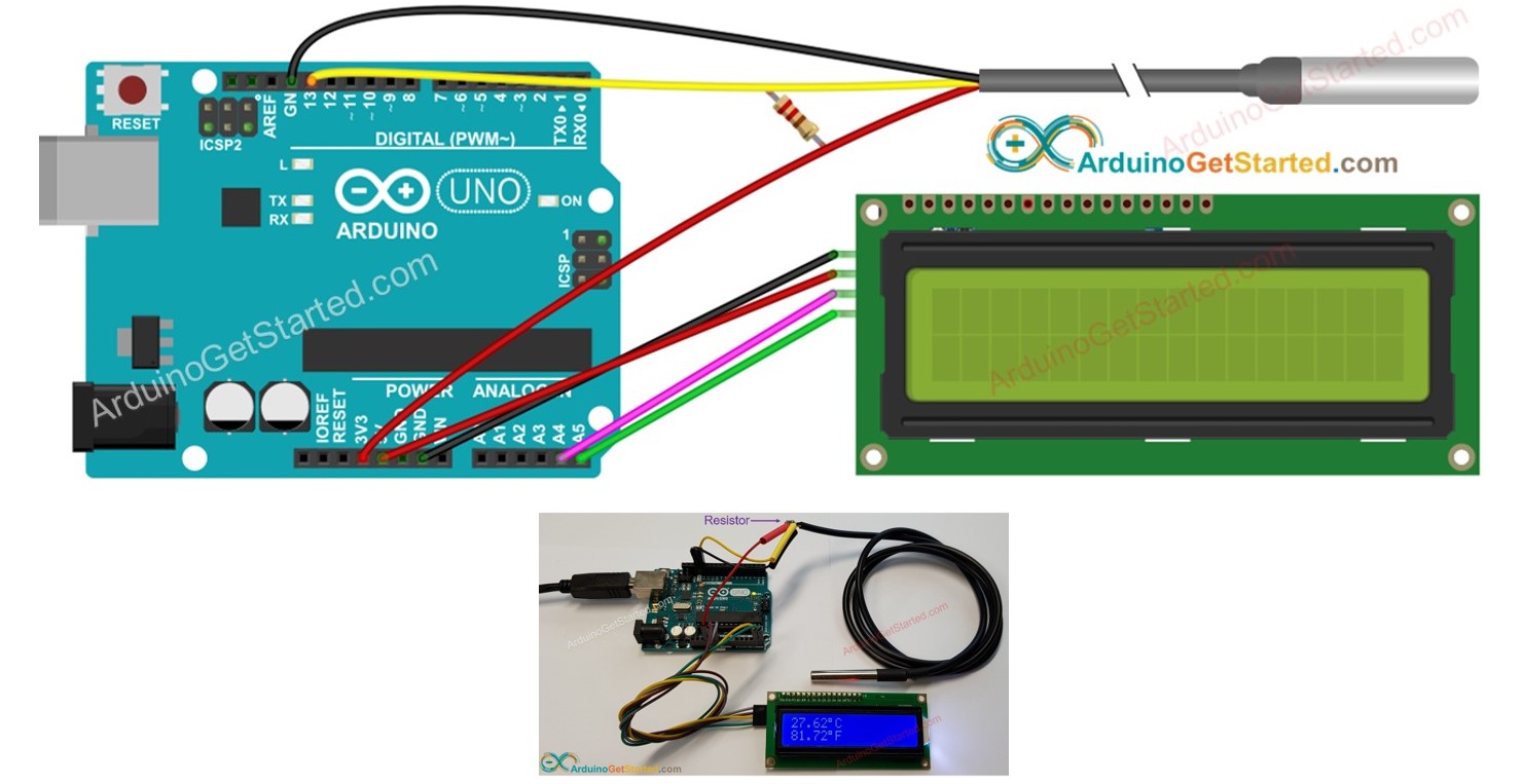 Arduino - Capteur de température - LCD
