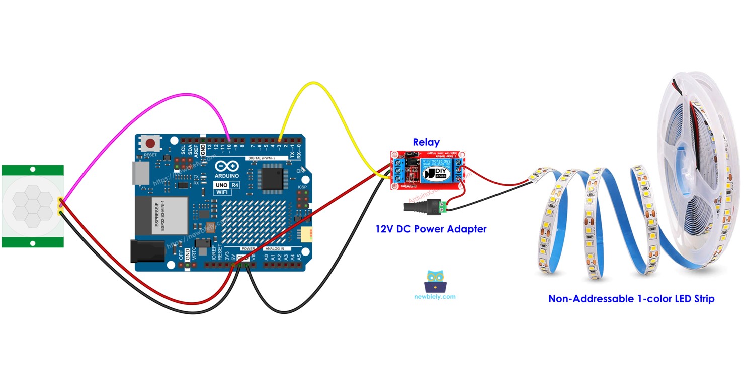 Arduino UNO R4 - Contrôle automatique de l'éclairage avec capteur de ...