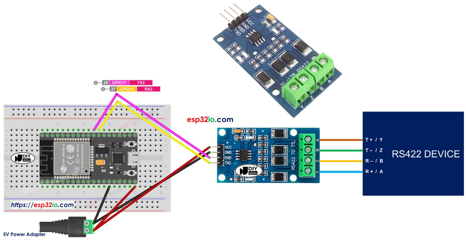 ESP32 RS422