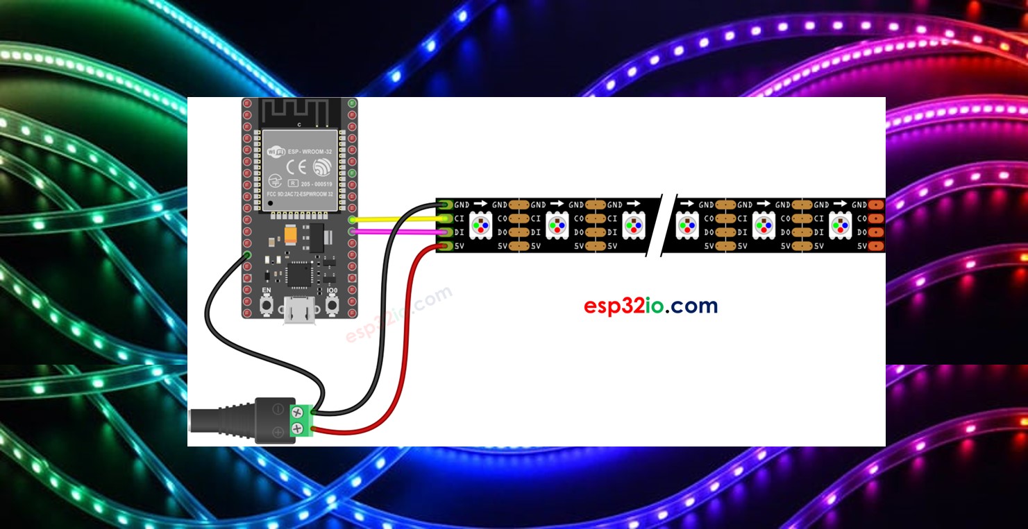 Esp32 Bande Led Dotstar