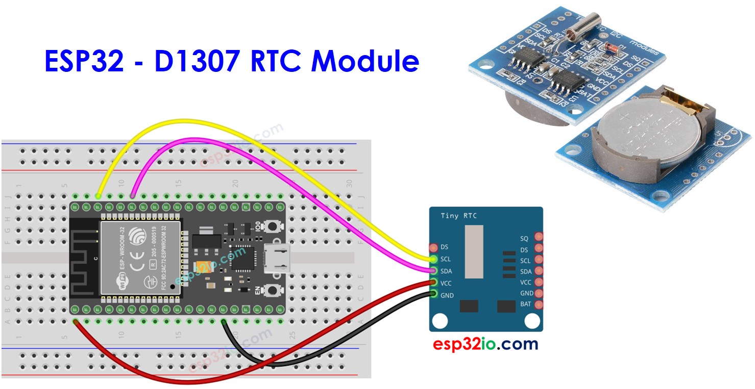 ESP32 - Module RTC DS1307